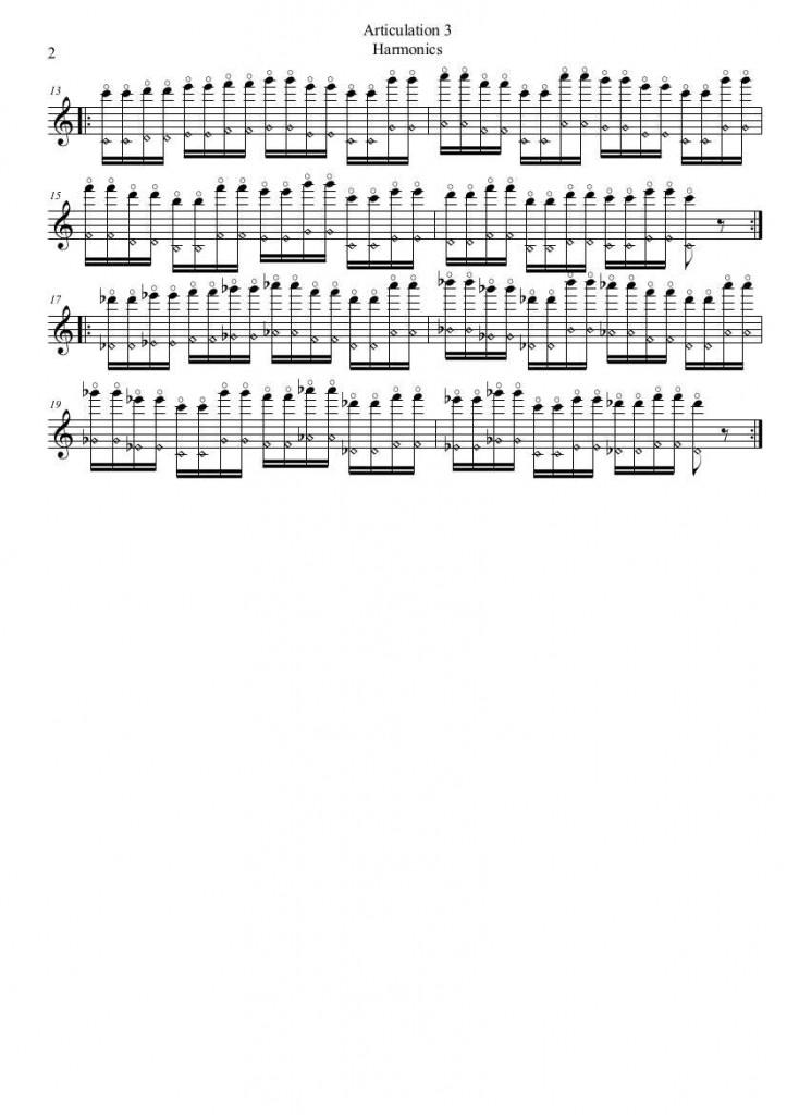 Harmonic Exercises, with Articulation too! – Helen Bledsoe